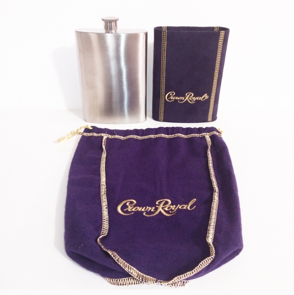 crown royal | Dining | New Crown Royal Flask Bag | Poshmark